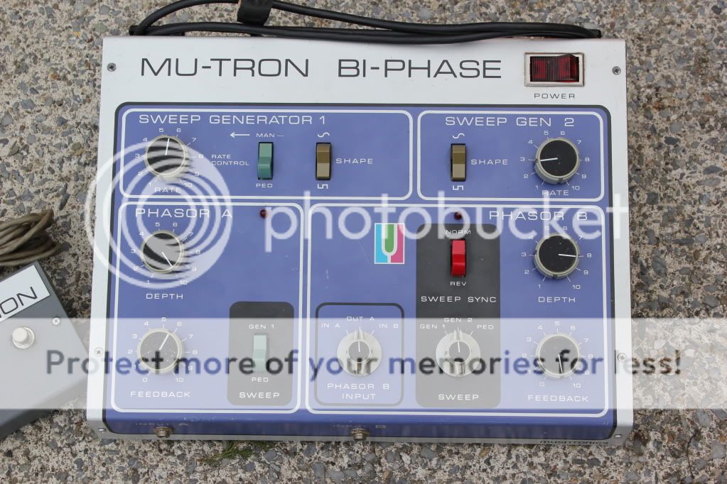 Mutron BiPhase, MKII Tone Bender, EHX POG and V1 Small Stone - Effects ...