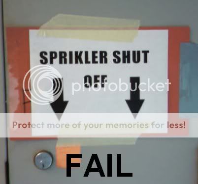 Sprinkler Fail | English Fail Blog