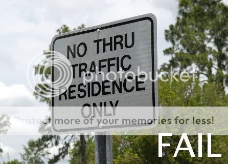 Traffic Sign Fail | English Fail Blog