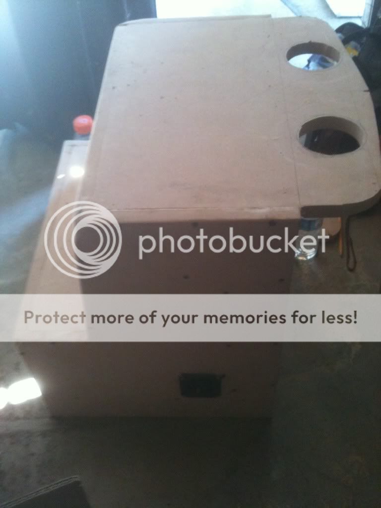 Custom rear center console/sub box | Ford Powerstroke Diesel Forum