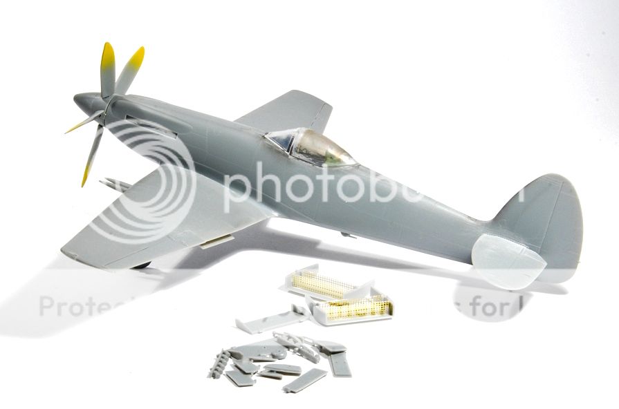 Spiteful Mk 14 / 1:48 Trumpeter - Work in Progress - Aircraft ...