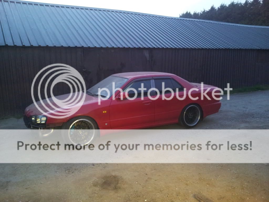 Nissan R34 4 door rolling shell, (caged, bushed,coilovers ect ect ...